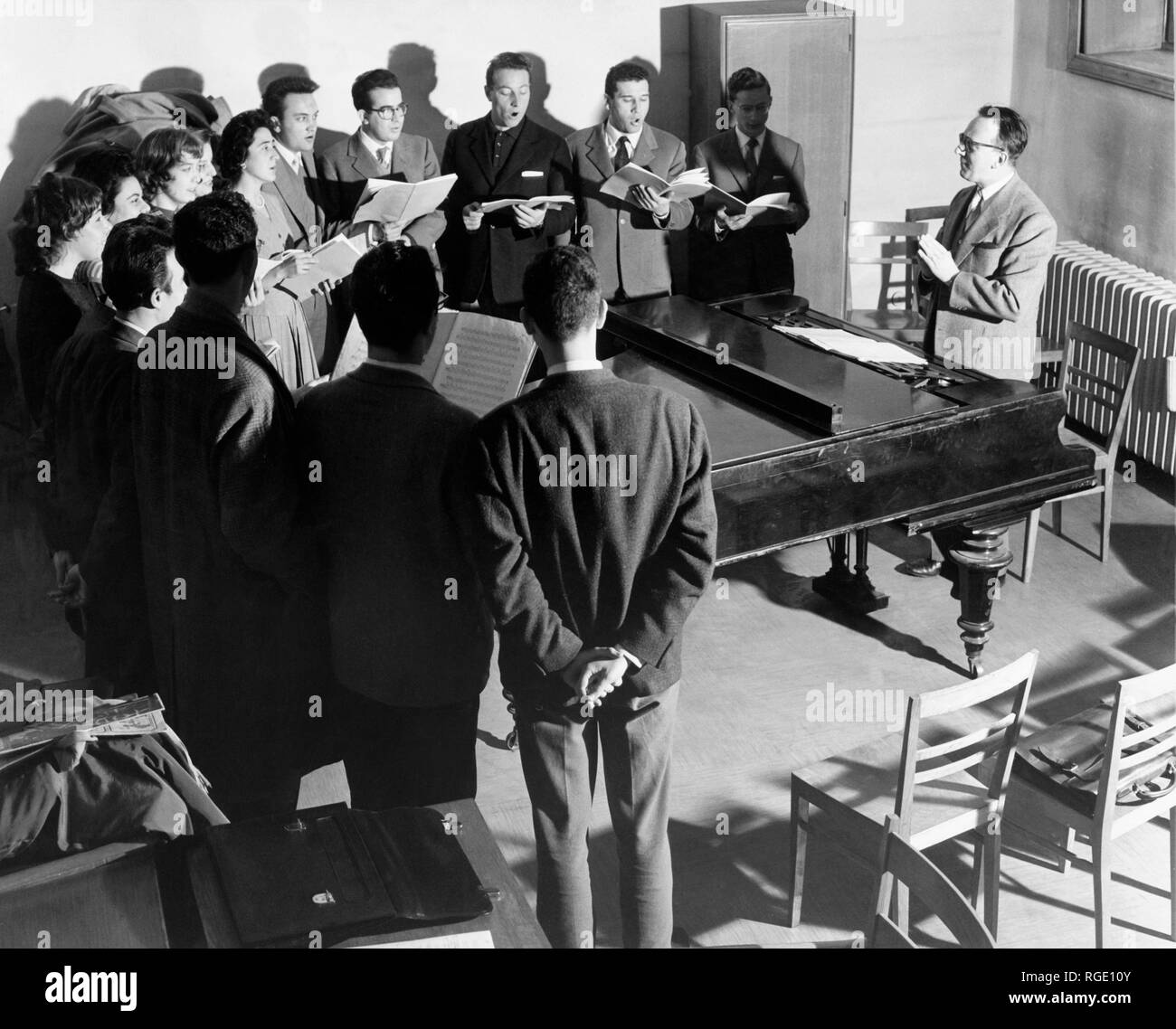 Milan conservatory Black and White Stock Photos & Images - Alamy