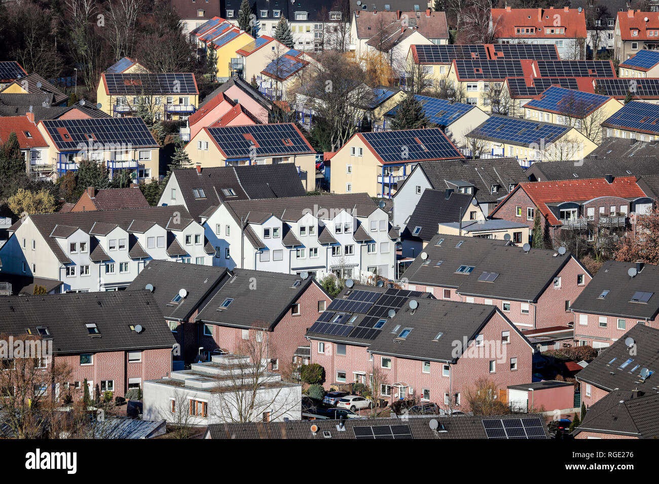Bottrop, Ruhr area, North Rhine-Westphalia, Germany - multi-family ...