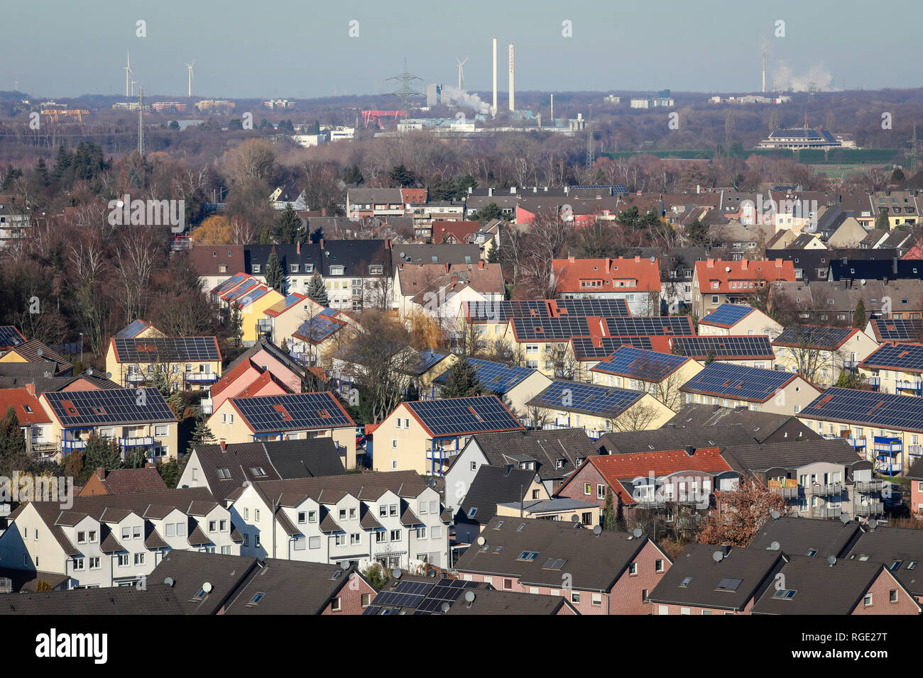 Bottrop, Ruhr area, North Rhine-Westphalia, Germany - multi-family ...
