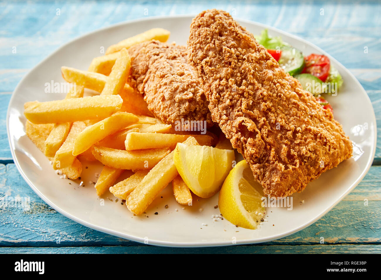 Fried Tilapia And Fries