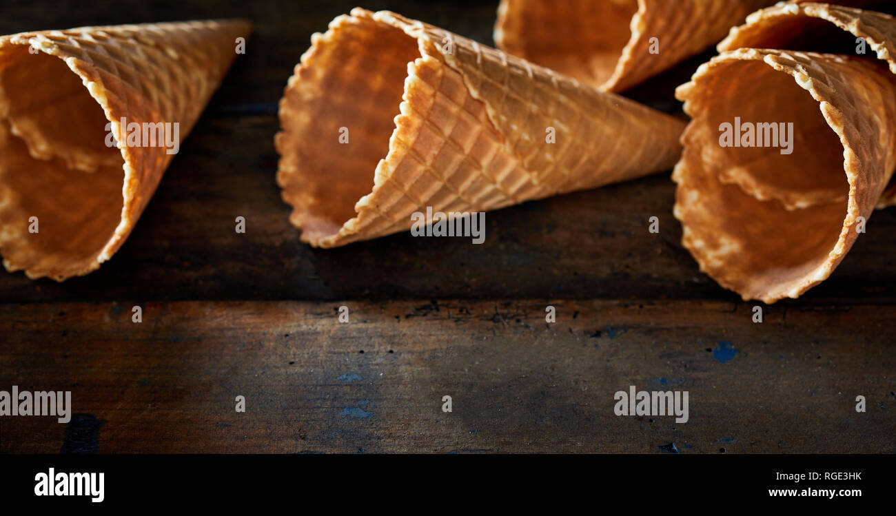 Italian ice cream ice cream cornets hi-res stock photography and images ...