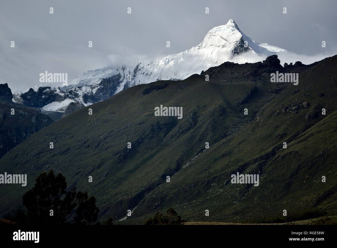 Huandoy mount - National park HUASCARAN. Department of Ancash.PERU ...