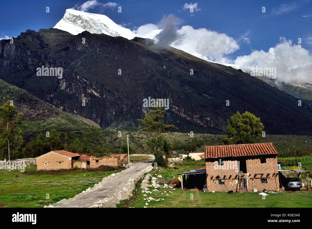 Huascaran mount - National park HUASCARAN. Department of Ancash.PERU ...