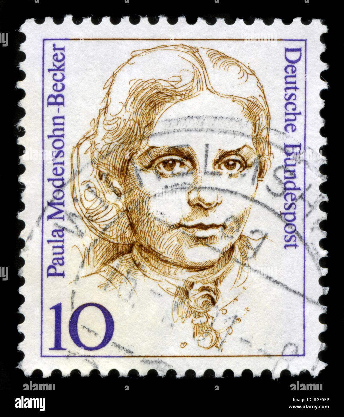 German 10 pfennig stamp hi-res stock photography and images - Alamy