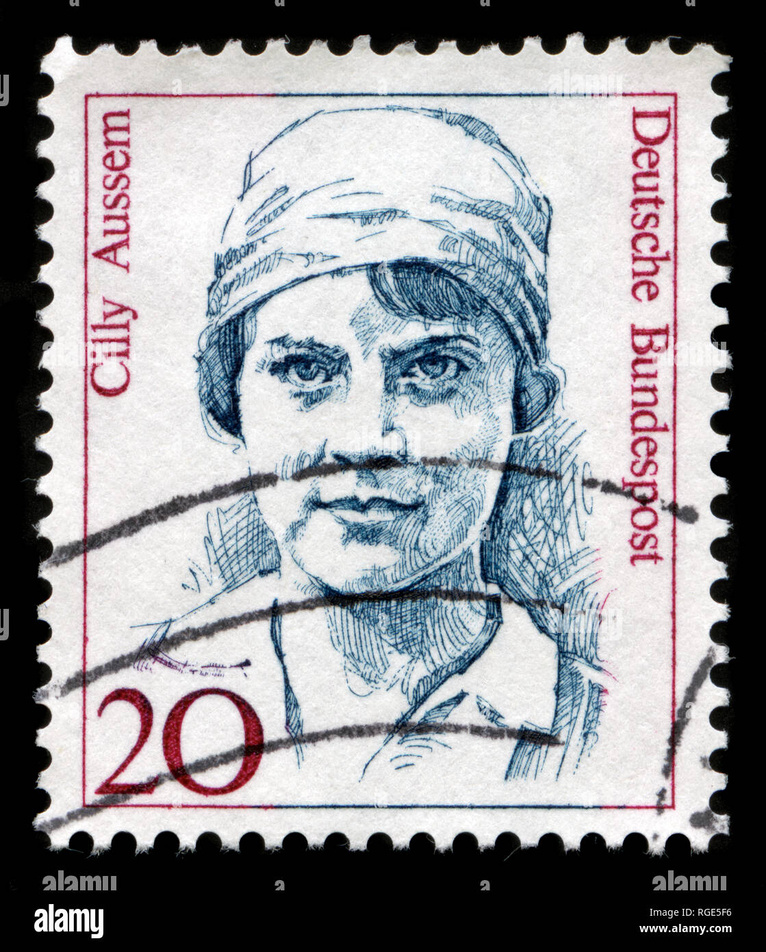 Postage stamp from the Federal Republic of Germany in the Women in ...