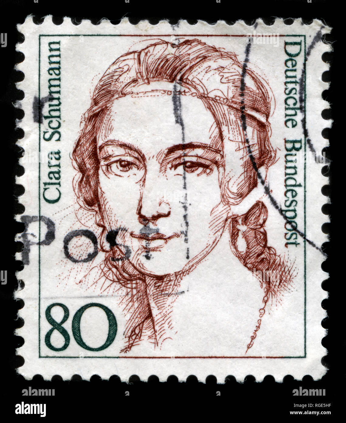 Postage stamp from the Federal Republic of Germany in the Women in ...