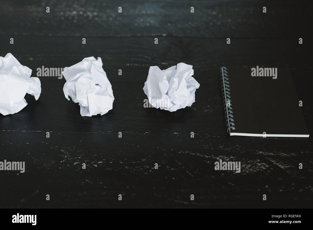 concept of drafting documents and struggling to write a text, set of ...