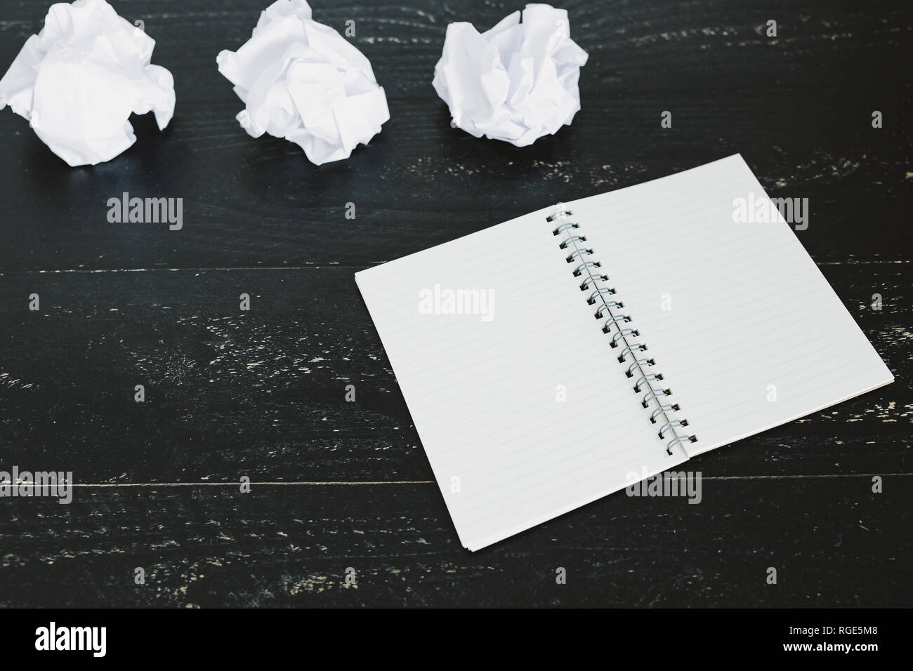 concept of drafting documents and struggling to write a text, set of ...