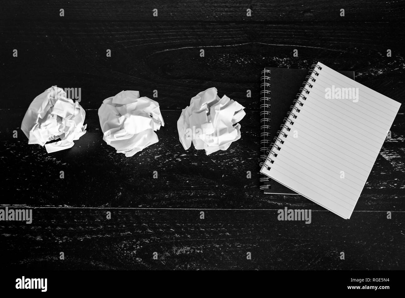 concept of drafting documents and struggling to write a text, set of ...