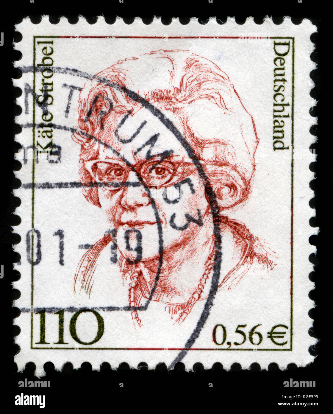 Postage stamp from the Federal Republic of Germany in the Women in ...