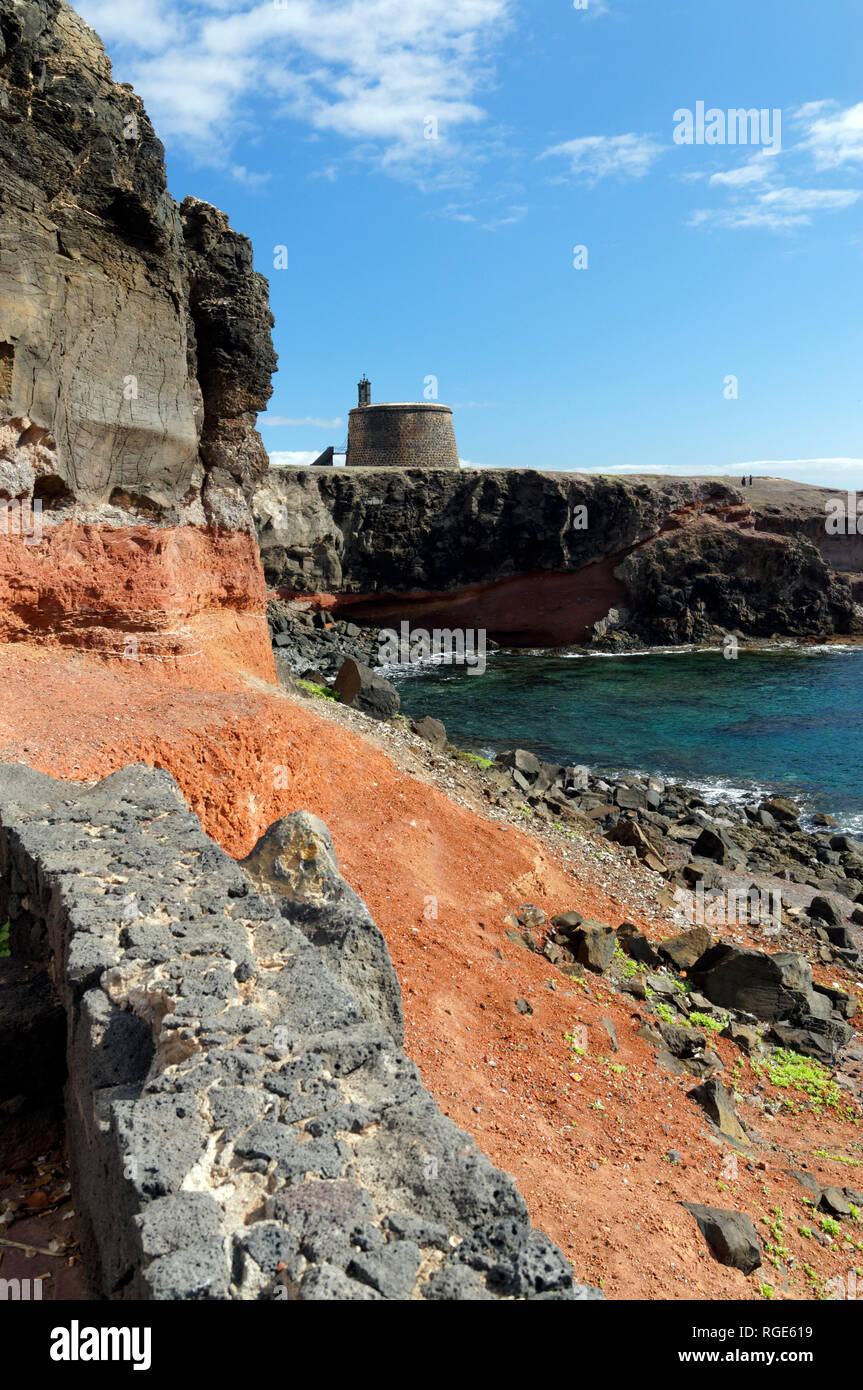 Torre Del Aguila / Castillo De Las Coloradas, Playa Blanca, Lanzarote ...