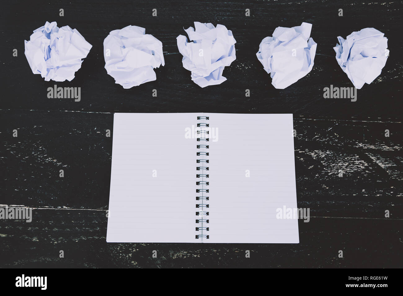 concept of drafting documents and struggling to write a text, set of ...