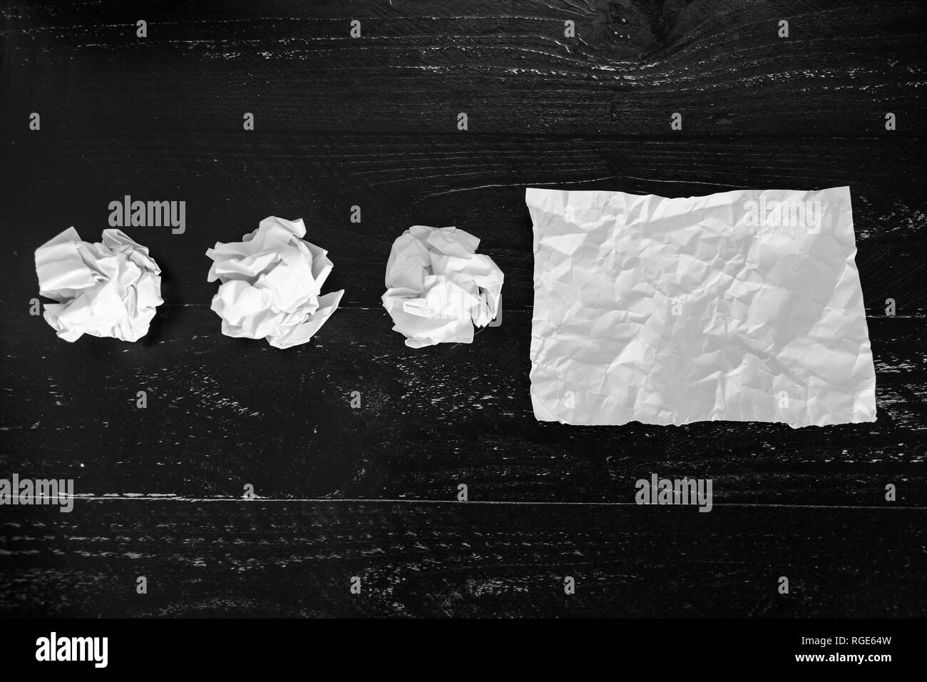 concept of drafting documents and struggling to write a text, set of ...