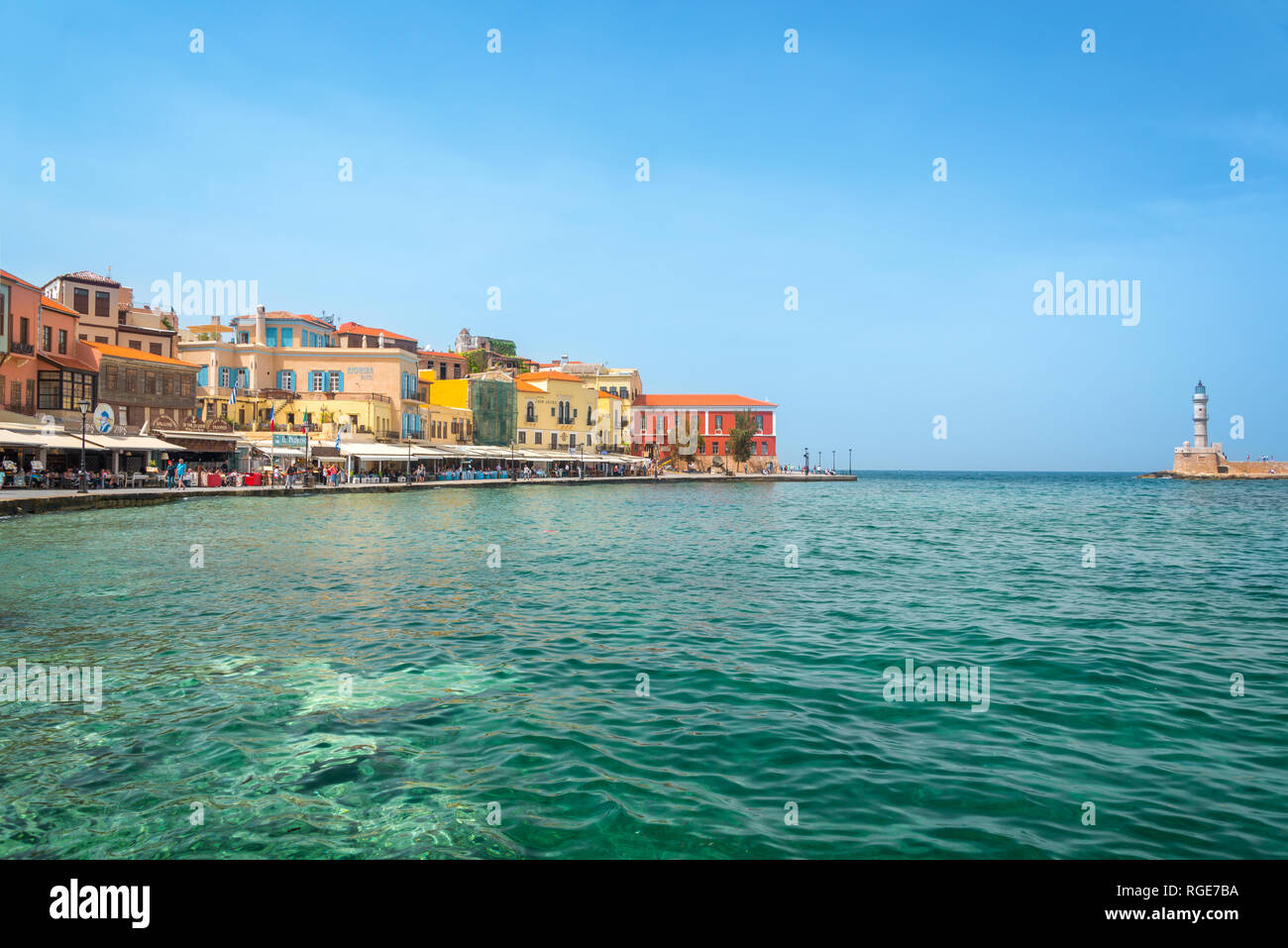 Old harbour chania crete hi-res stock photography and images - Alamy