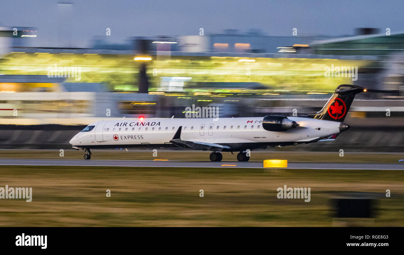 Richmond, British Columbia, Canada. 27th Jan, 2019. An Air Canada ...