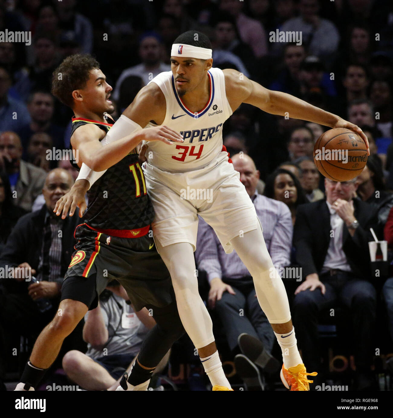 Los Angeles, California, USA. 28th Jan, 2019. Los Angeles Clippers ...