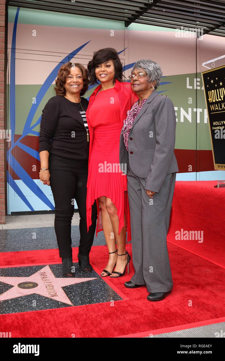 Bernice Henson, Taraji P Henson, Patsy Ballard at the induction ...