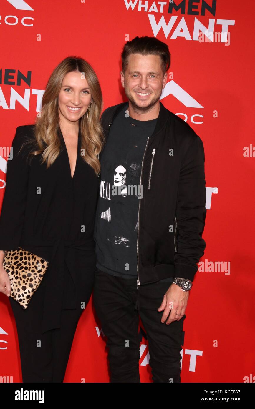 Los Angeles, CA, USA. 28th Jan, 2019. Genevieve Tedder, Ryan Tedder at ...