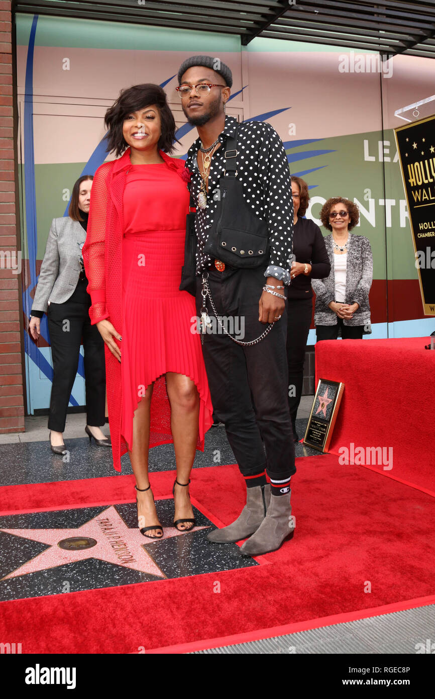 Hollywood, Ca. 28th Jan, 2019. Taraji P Henson, Marcell Johnson at the ...