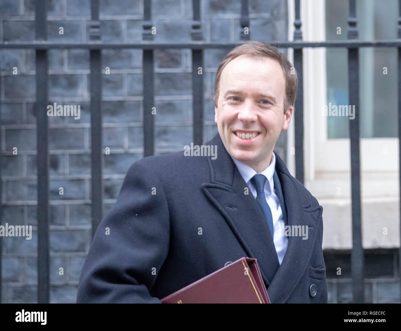 London, UK. 29th January, 2019. Matt Hancock, MP PC, Health Secretary ...