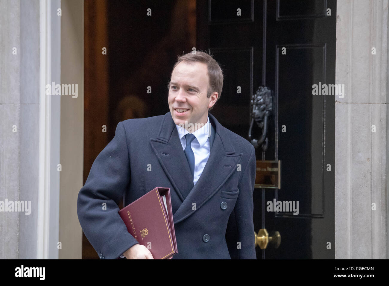 London, UK. 29th January, 2019. Matt Hancock, MP PC, Health Secretary ...