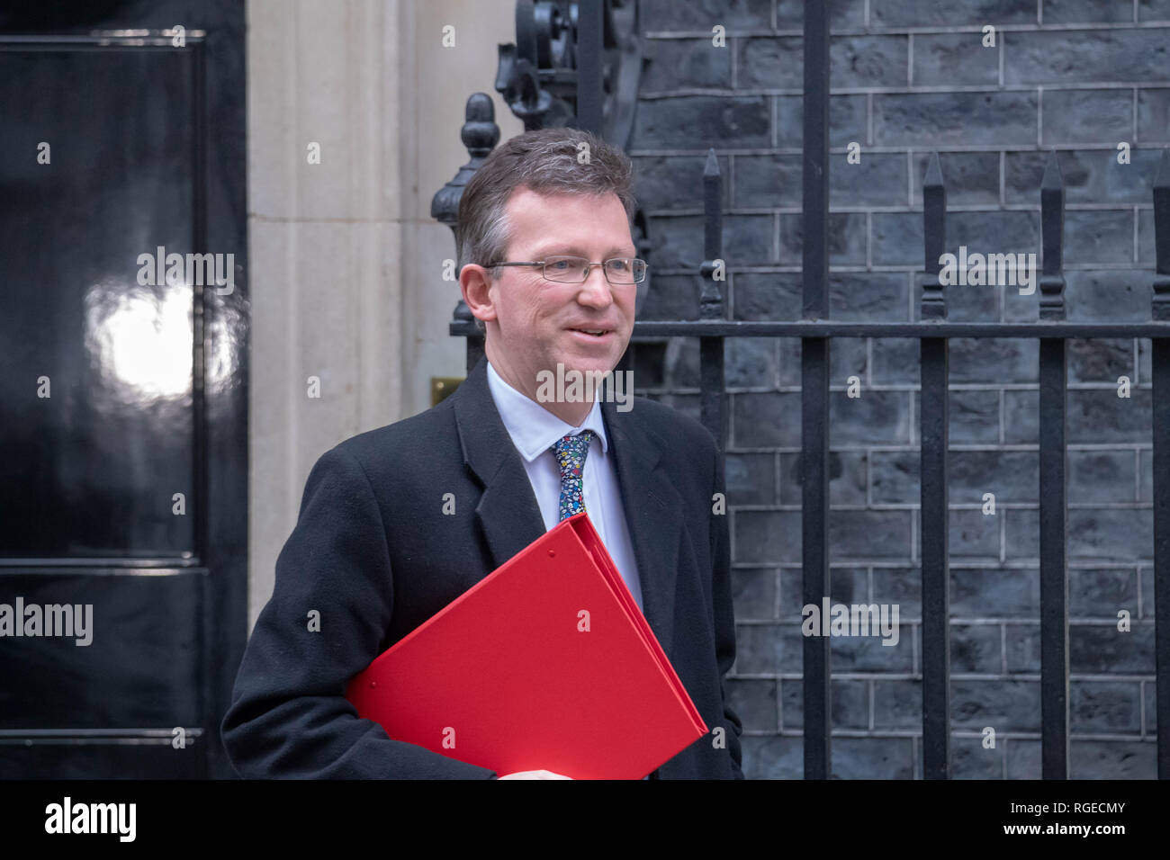 Culture secretary jeremy wright leaves 10 downing street hi-res stock ...