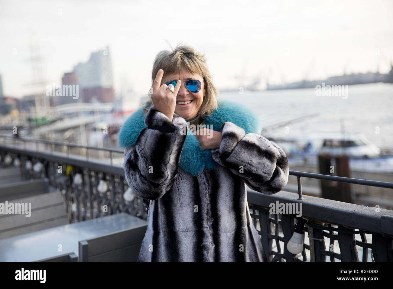 Hamburg, Germany. 29th Jan, 2019. Rock singer Suzi Quatro presents her ...