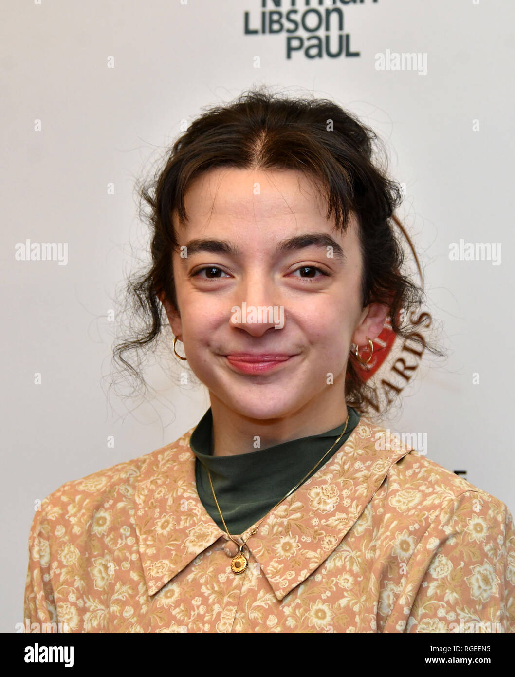 London, UK. 29th Jan 2019. Patsy Ferran at The Critics' Circle Theatre ...