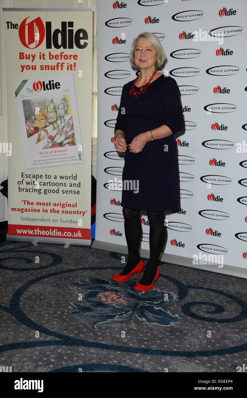 Kate Adie seen arriving for The Oldie Awards at the Simpsons, on The ...