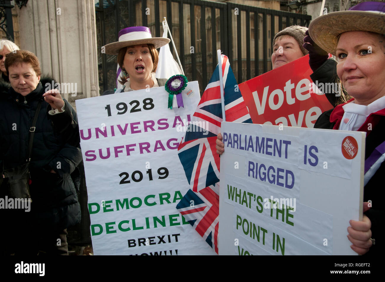 Suffragette protest hi-res stock photography and images - Alamy