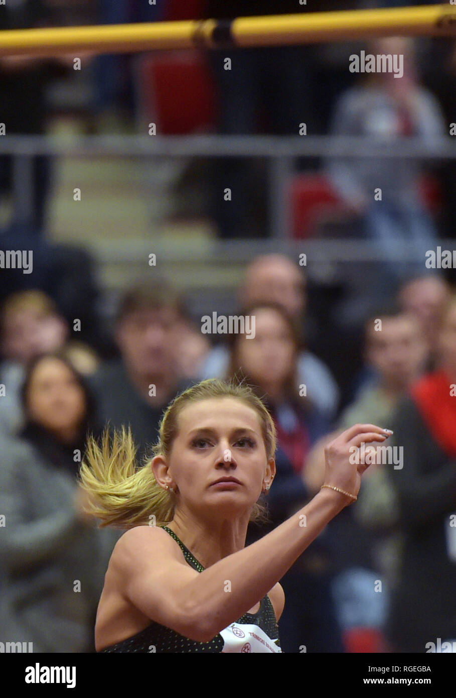 Trinec, Czech Republic. 29th Jan, 2019. Kateryna Tabashnyk (Ukraine ...