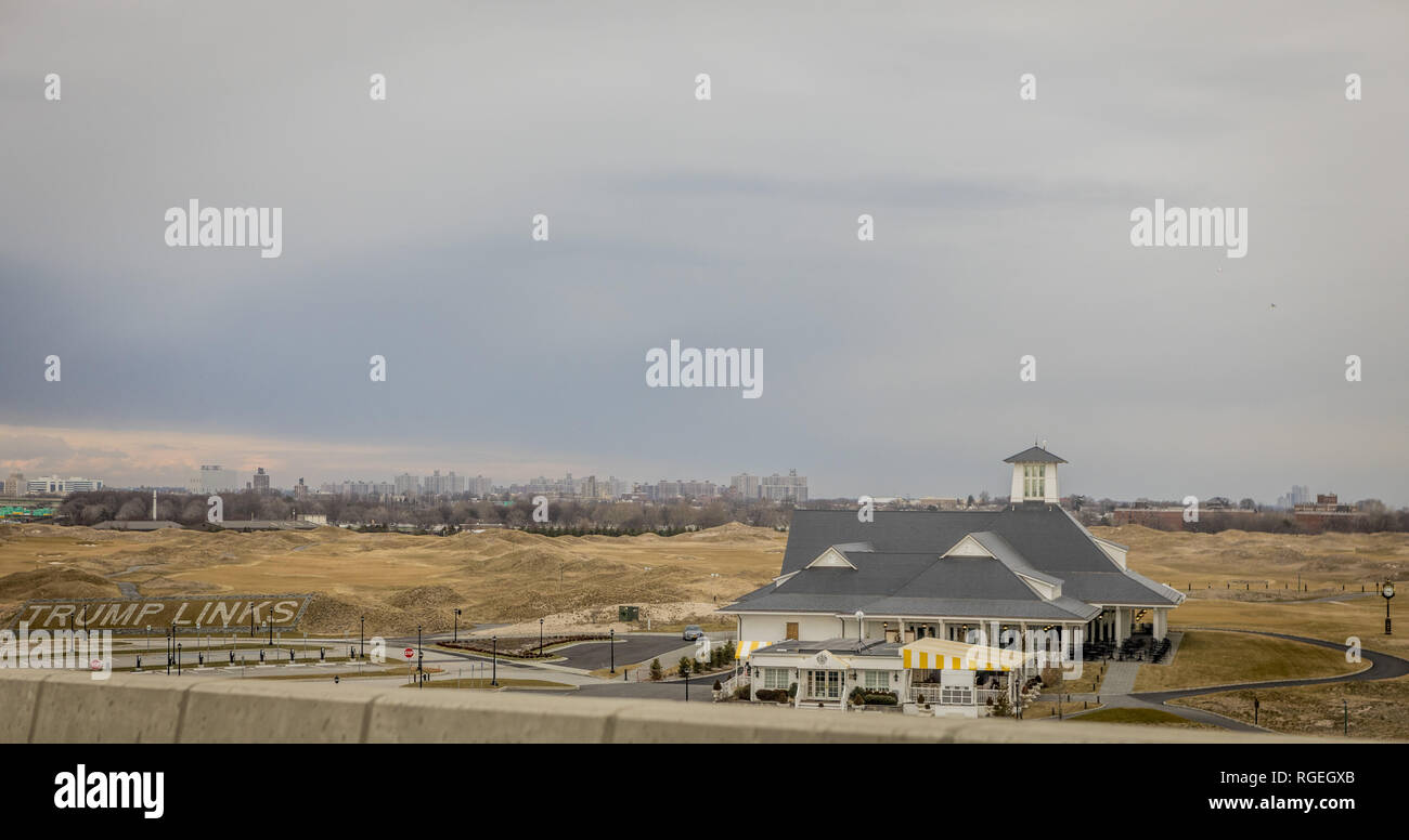 Bronx, New York, USA. 27th Jan, 2019. The Trump Golf Links at Ferry ...