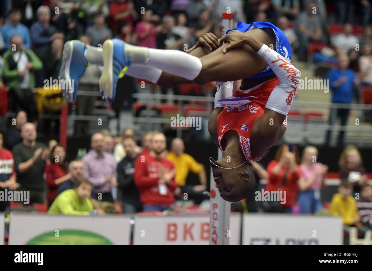 Trinec, Czech Republic. 29th Jan, 2019. Luis Joel Castro Rivera (Puerto ...