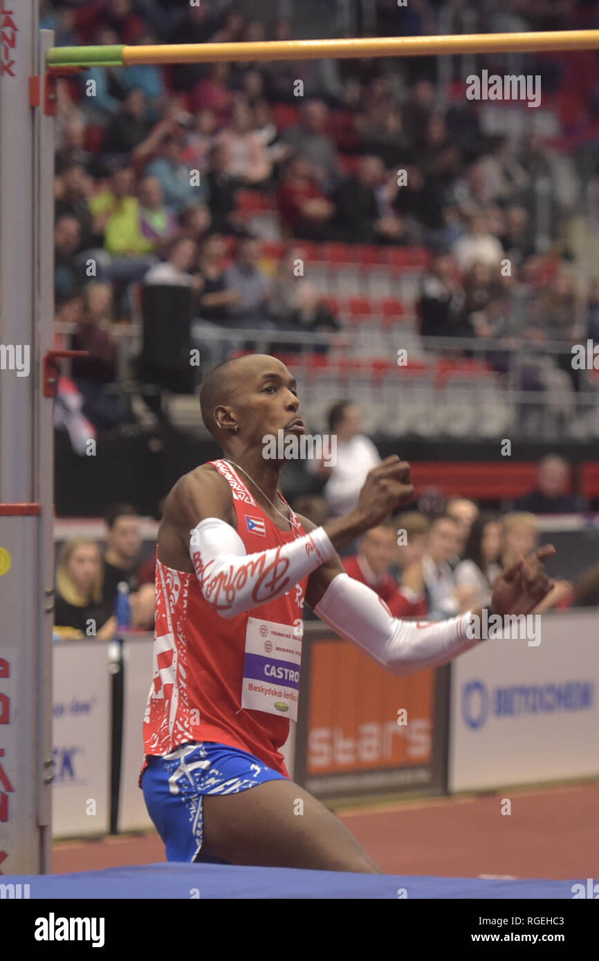 Trinec, Czech Republic. 29th Jan, 2019. Luis Joel Castro Rivera (Puerto ...