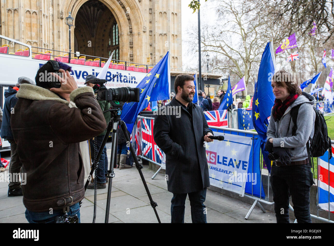 London ,UK . 29th January ,2019.Carl Benjamin, better known as Sargon ...