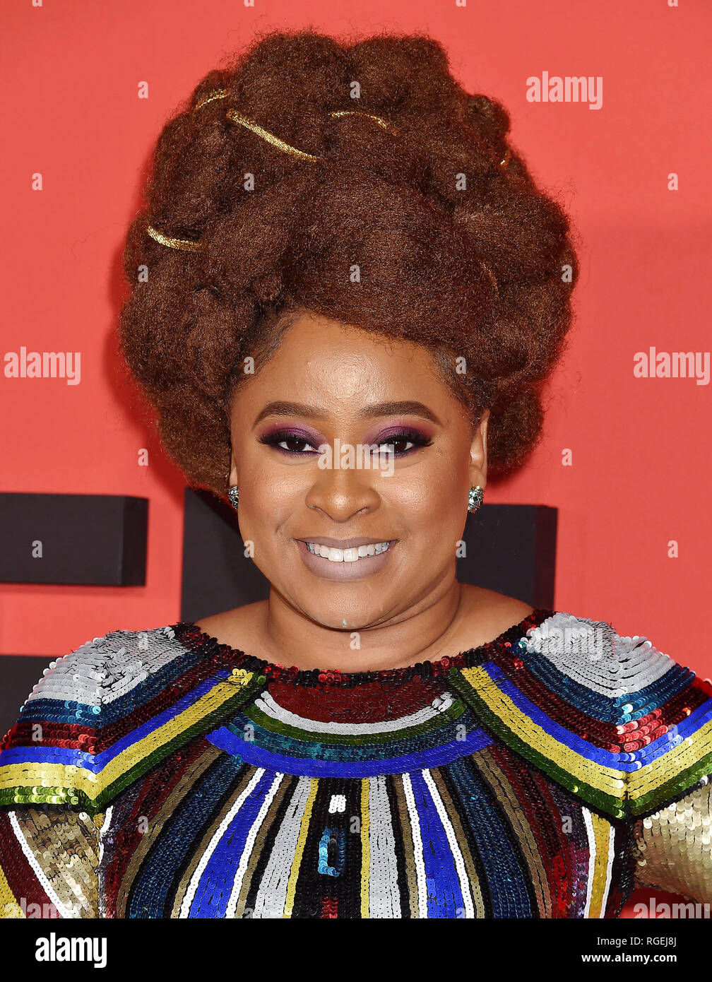 WESTWOOD, CA - JANUARY 28: Phoebe Robinson arrives for Paramount ...