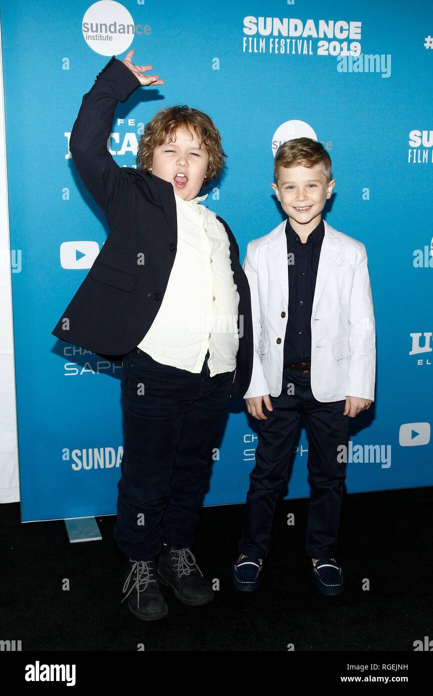 Park City, UT, USA. 29th Jan, 2019. Charlie Whitley, Diesel La Torraca ...