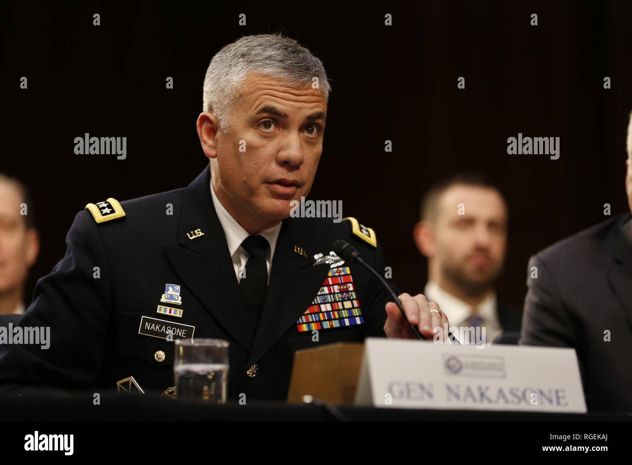 Washington DC, USA. 29th January, 2019. Director General Paul Nakasone ...