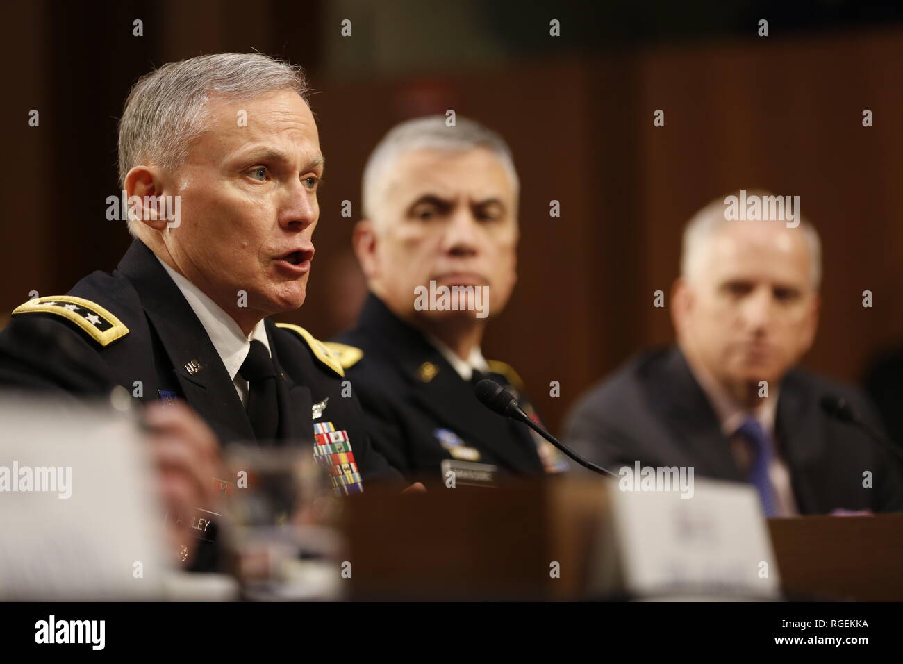 Washington DC, USA. 29th January, 2019. Director General Robert Ashley ...
