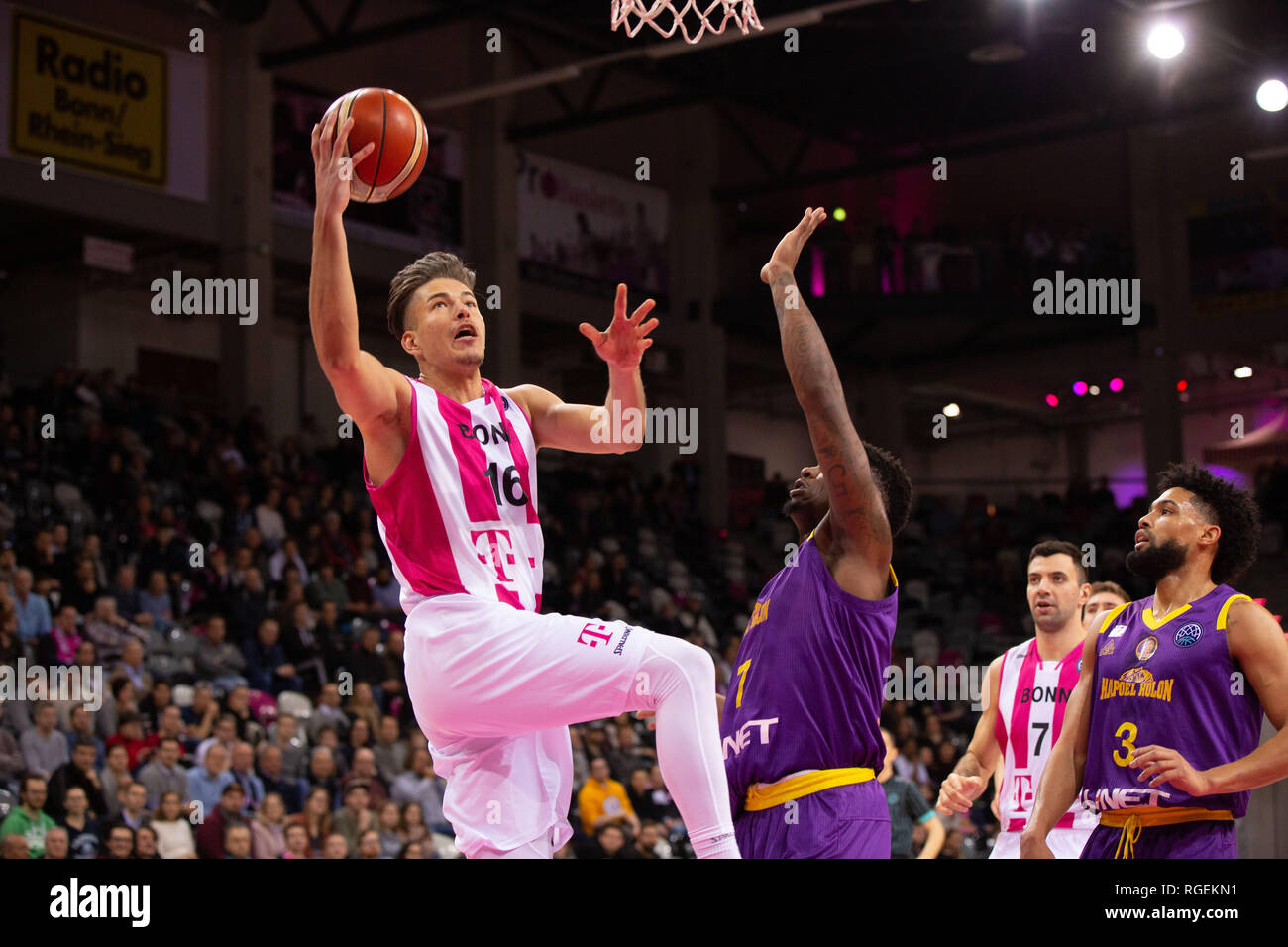 Bonn, Germany, 29 January 2019, Basketball, Champions League, Telekom ...