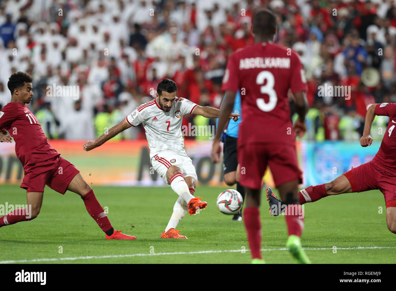 Abu Dhabi, United Arab Emirates. 29th Jan, 2019. Ali Ahmed Mabkhout ...