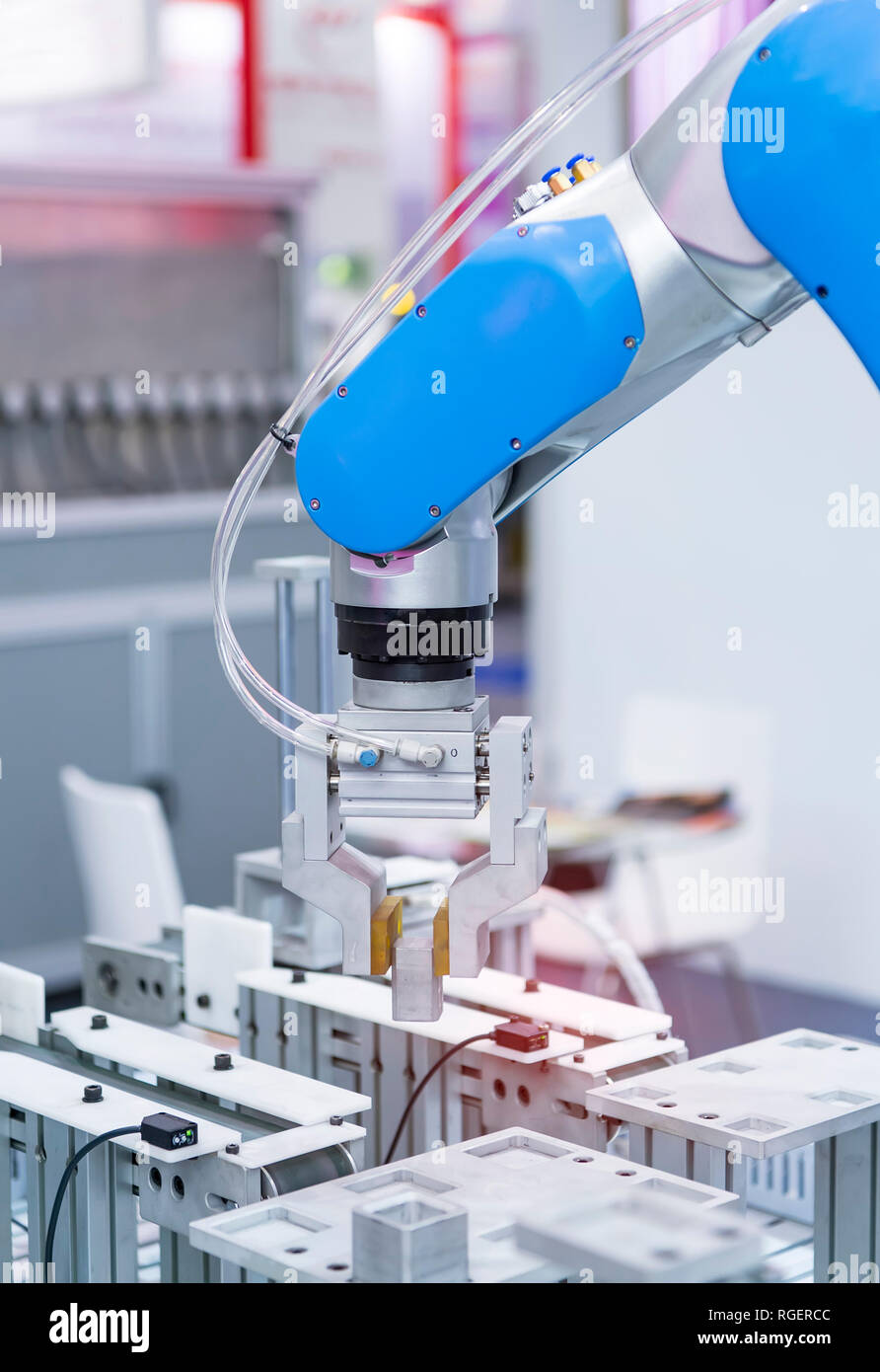 Robotic And Automation System Control Application On Automate Robot Arm