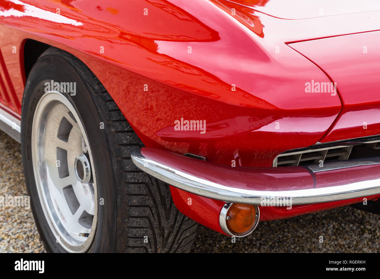 1960s car bumper front view hi-res stock photography and images - Alamy