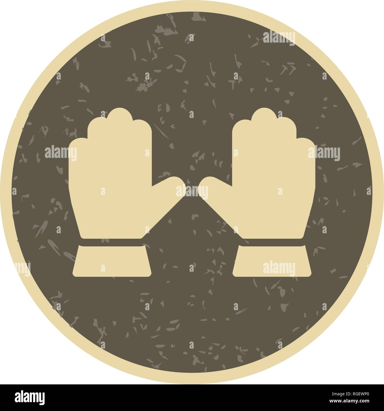 Gloves Vector Icon Sign Icon Vector Illustration For Personal And ...