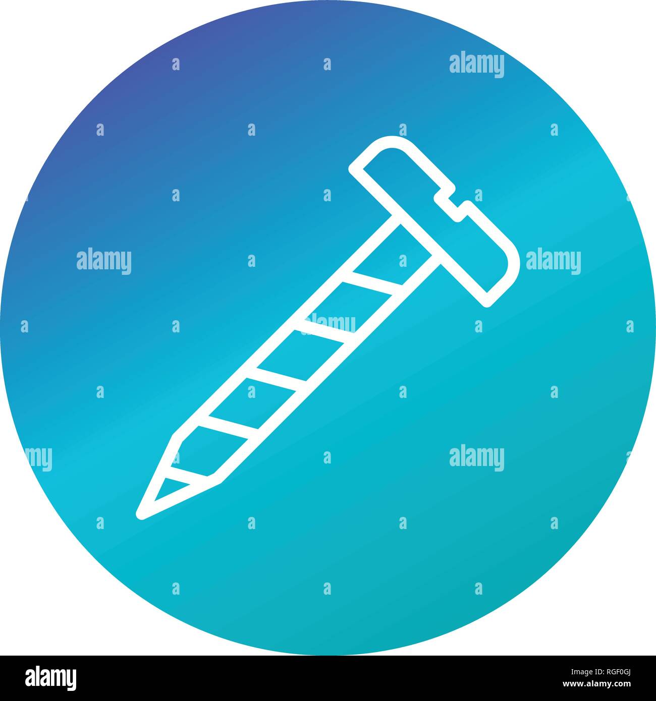 Screw Vector Icon Sign Icon Vector Illustration For Personal And ...