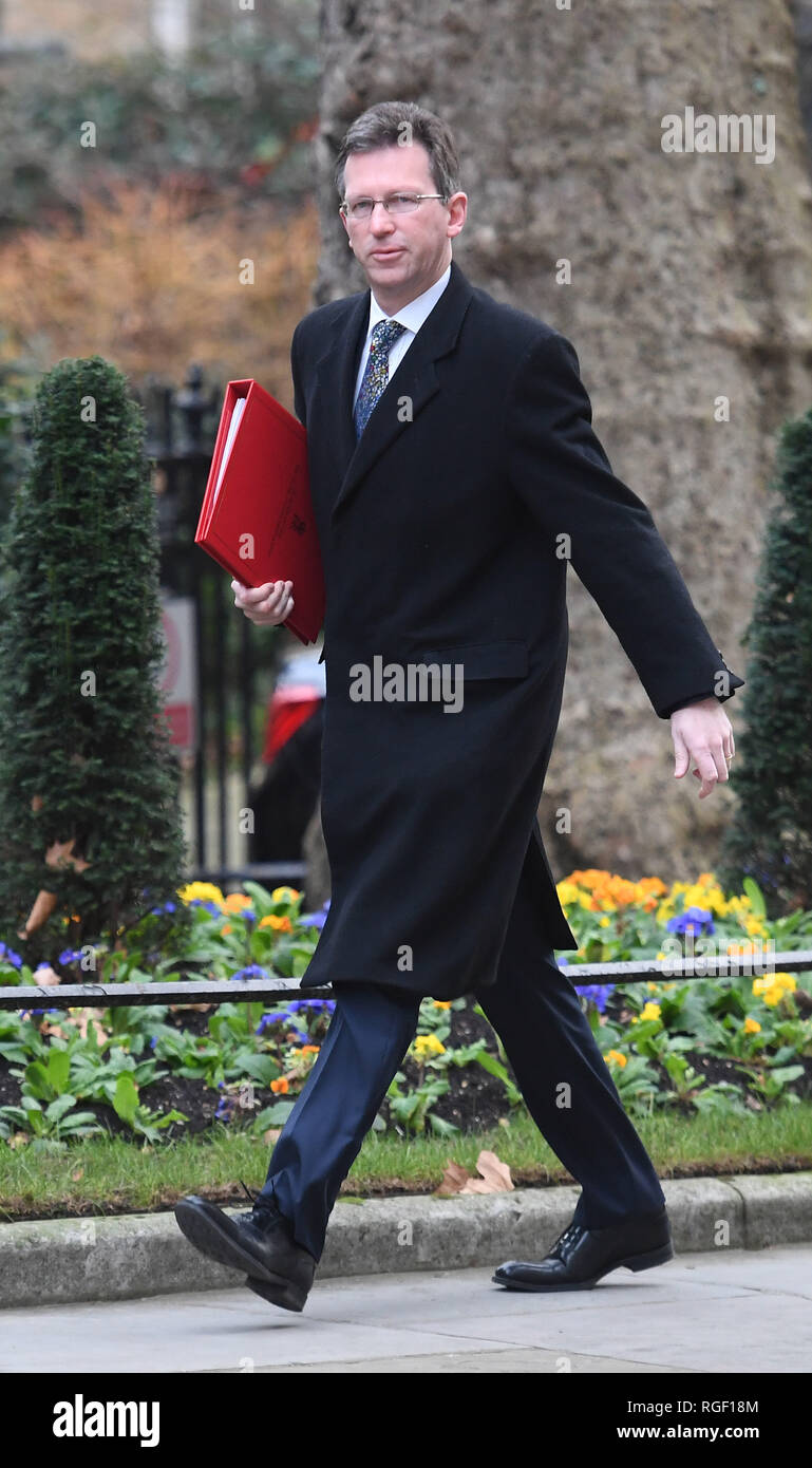 Culture Secretary Jeremy Wright arrives in Downing Street, London, for ...