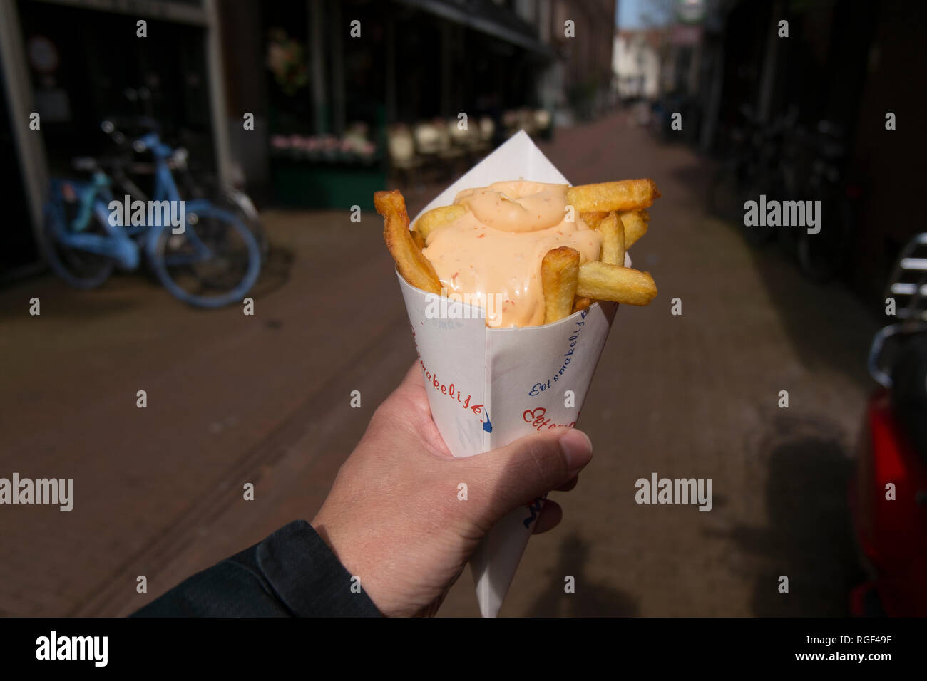 Amsterdam frites hi-res stock photography and images - Alamy