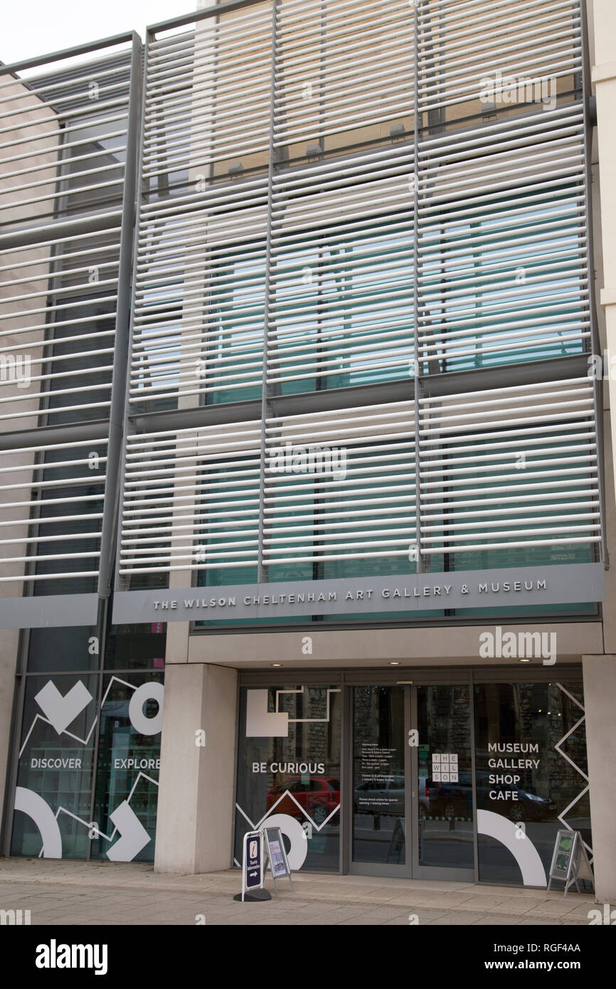 Wilson Cheltenham Art Gallery and Museum, England; UK Stock Photo - Alamy