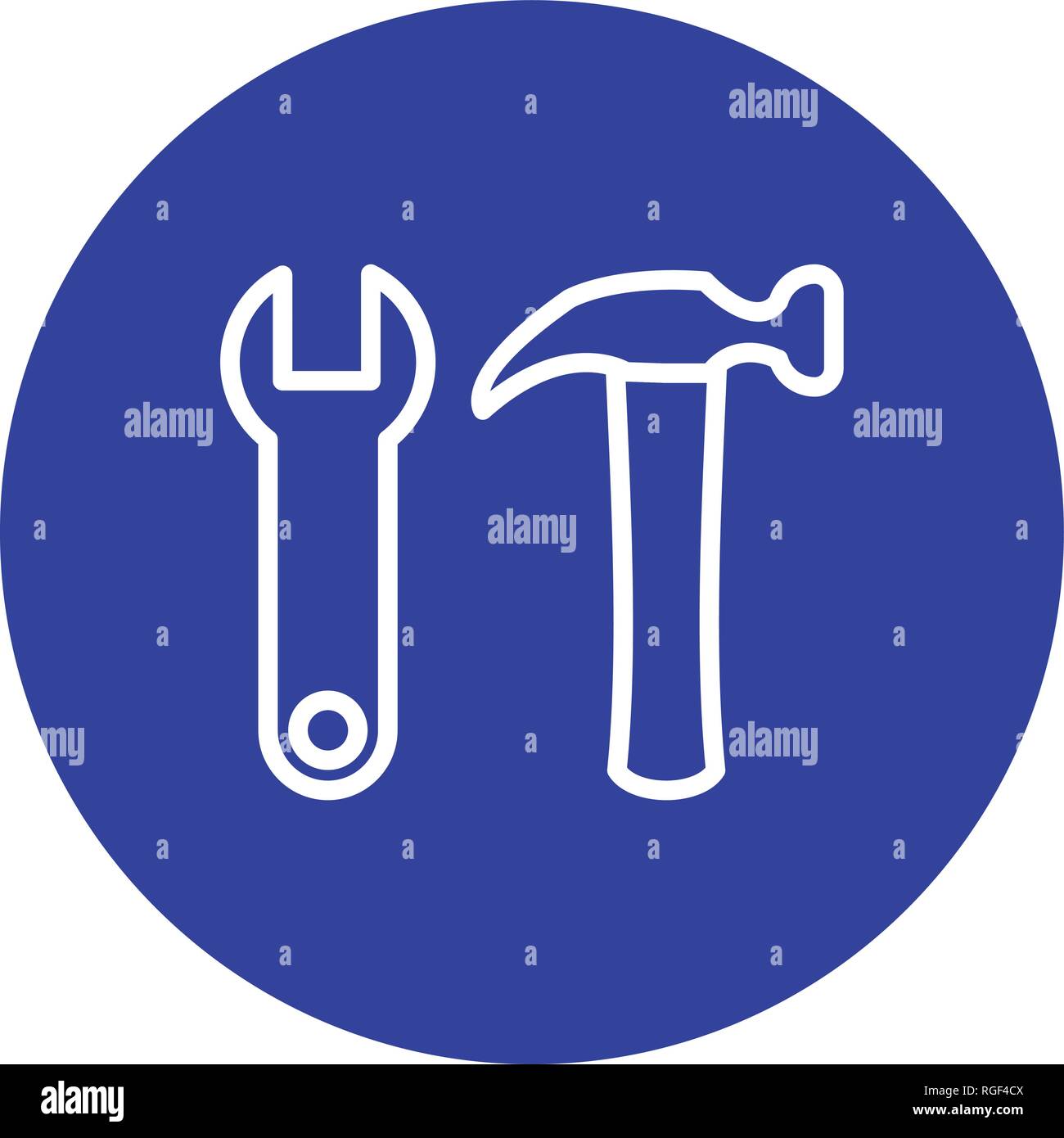 Tools Vector Icon Sign Icon Vector Illustration For Personal And ...