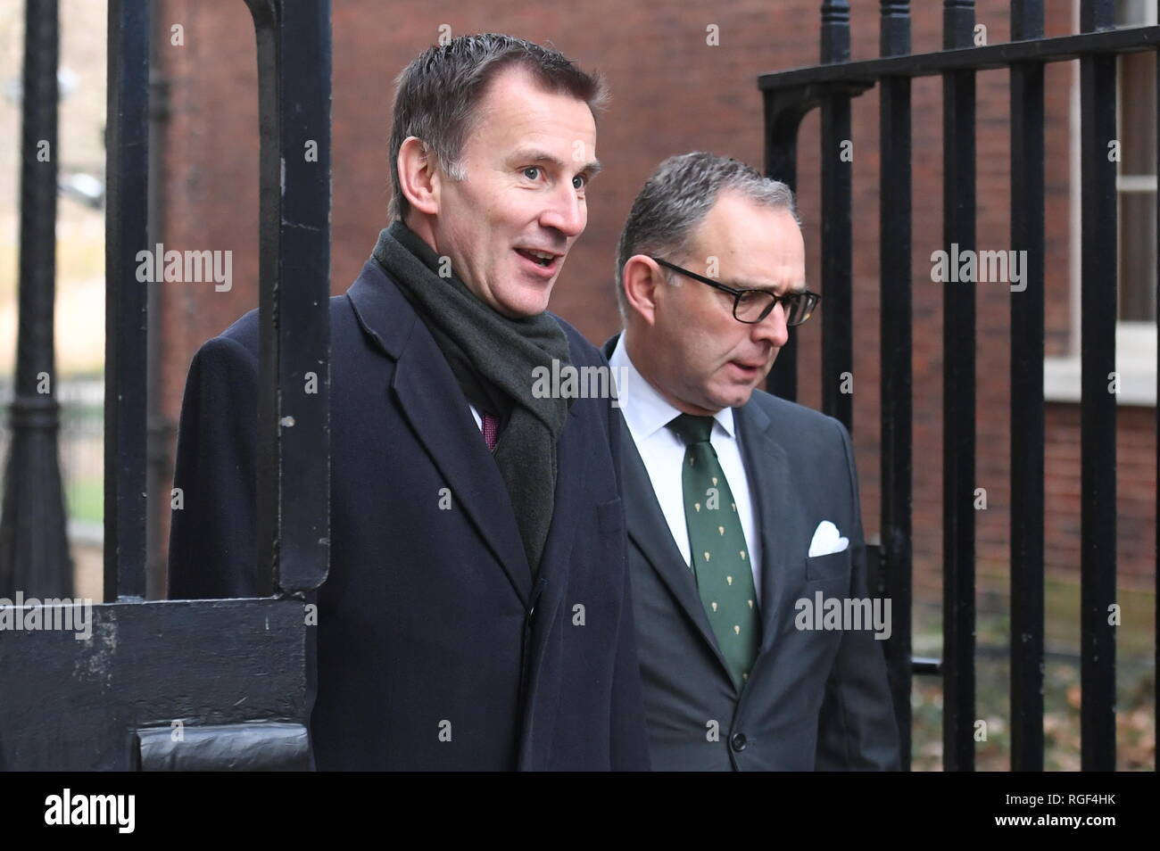 Foreign secretary Jeremy Hunt (left) and National Security Adviser Mark ...